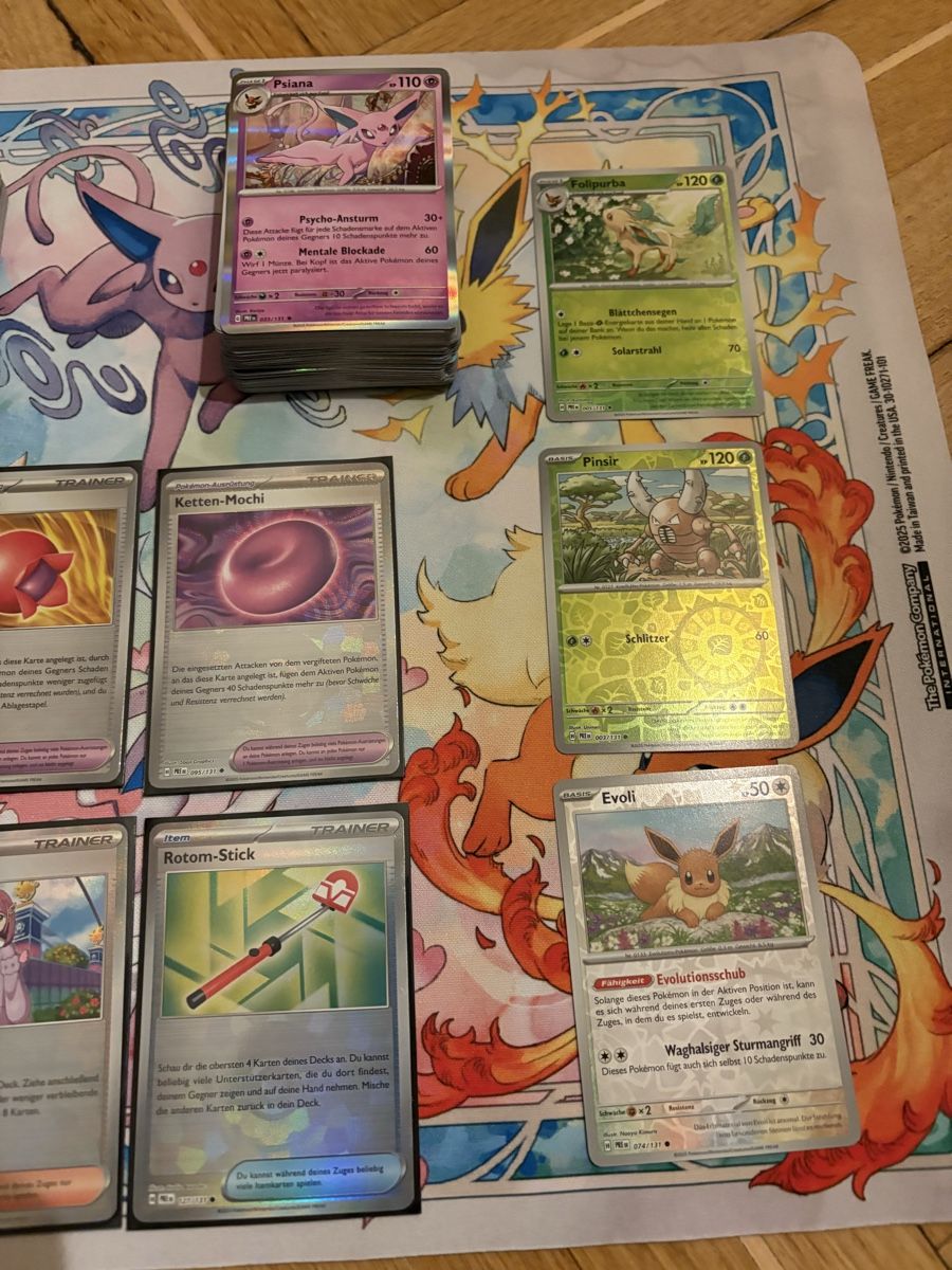 Pokémon: Prismatische Entwicklungen Bulk/350 Karten🇩🇪🔥 (Gebraucht) in ...