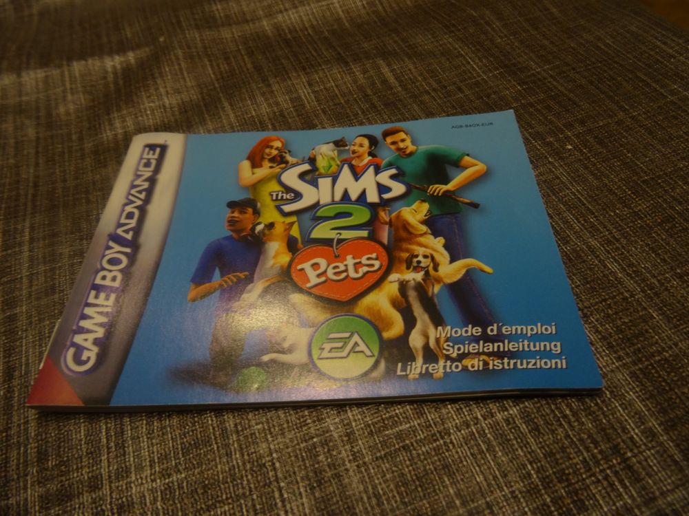 Anleitung zu The Sims 2 Pets GBA | Kaufen auf Ricardo
