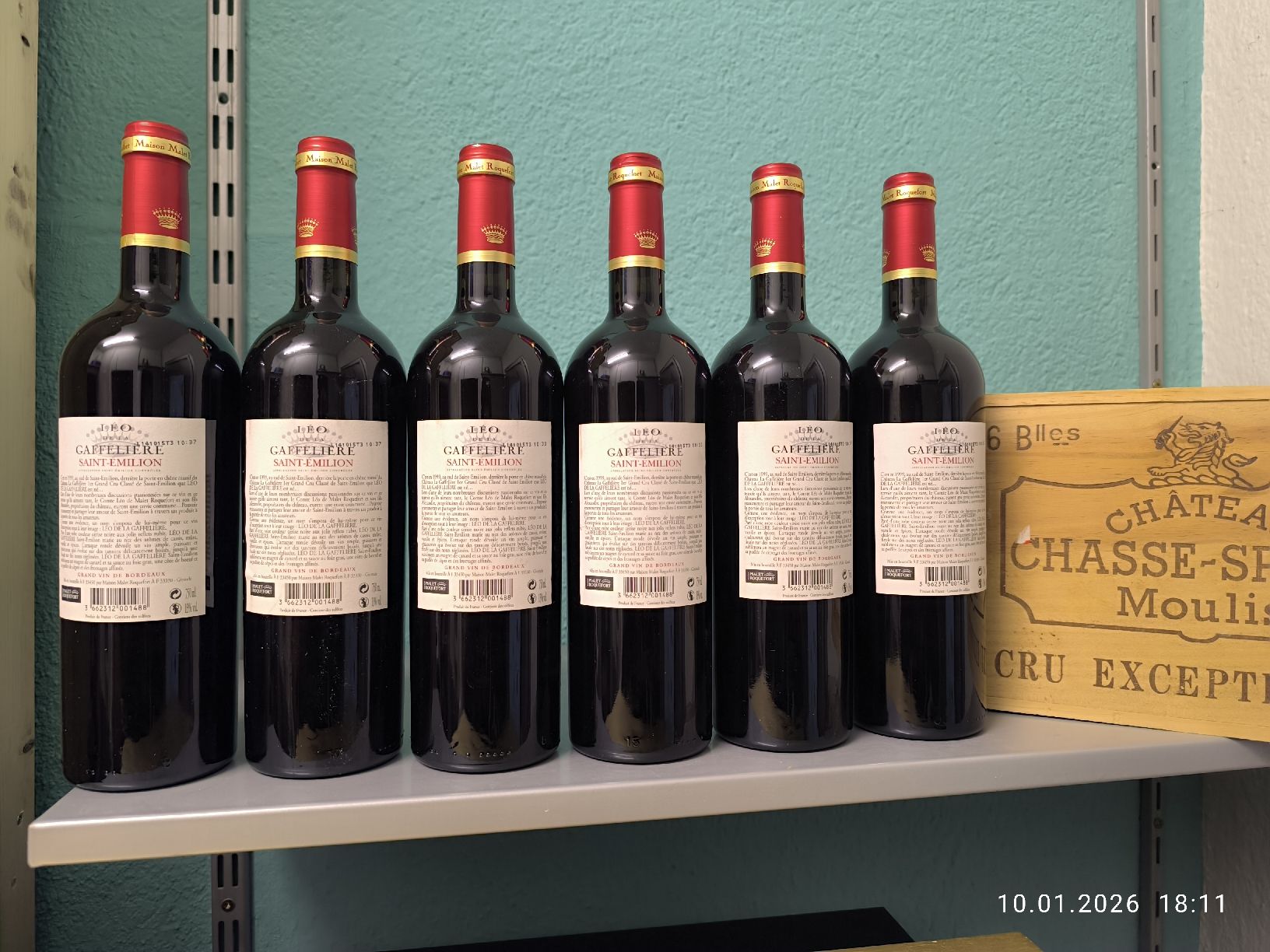 6 Flaschen Léo de Gaffelière Saint-Émilion 2012 (Gebraucht) in ...