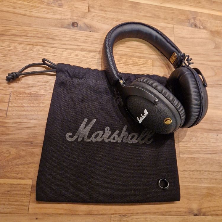 Marshall Monitor Bluetooth Over-Ear Kopfhörer - Schwarz (Gebraucht) in ...