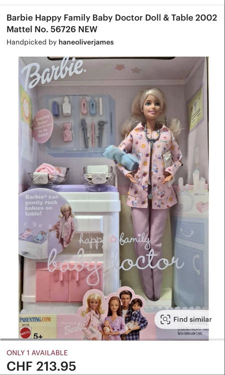 Vintage Mattel Barbie Happy Family Papa und Ärztin (Gebraucht) in ...