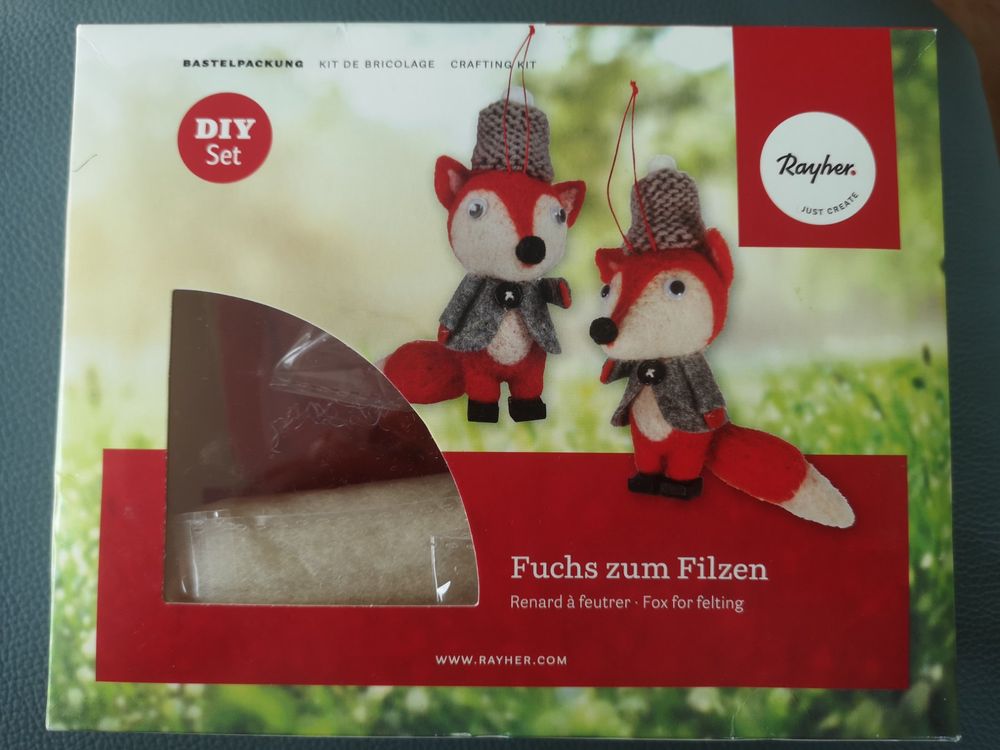 1 Bastelset Fuchs Filz Neu (Neu und originalverpackt) in Leuggern für ...