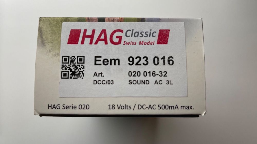 Eem 923 SBB CARGO HAG CLASSIC (Gebraucht) in Caslano für CHF 360 – mit ...