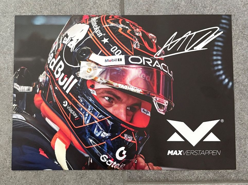 Max Verstappen - Autogramm Karte - Formel 1 Red Bull (Neu (gemäss ...