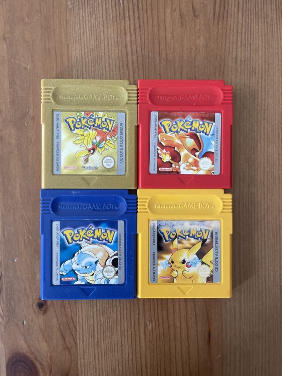 Cartouches Pokémon pour Gameboy Color (Gebraucht) in Torny-le-Grand für ...