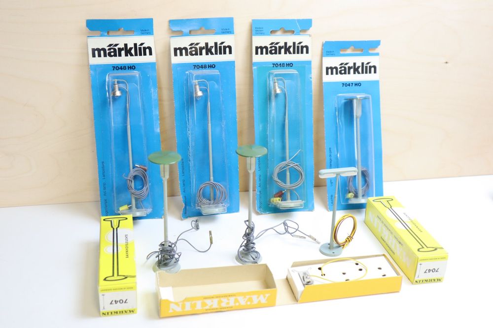 Märklin 8 x Laternen & Leuchten Set 7048/47/77 - Neu H0 | Kaufen auf ...