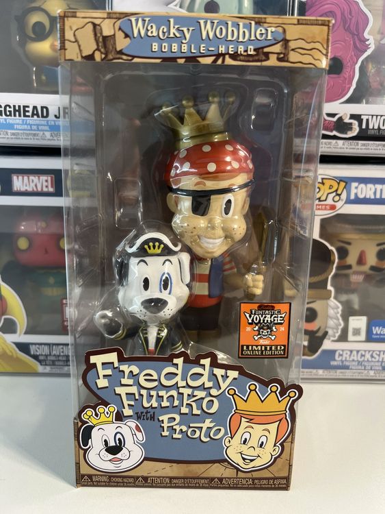 Funko Wacky Wobbler Funtastic Voyage Freddy Funko with Proto | Kaufen auf Ricardo