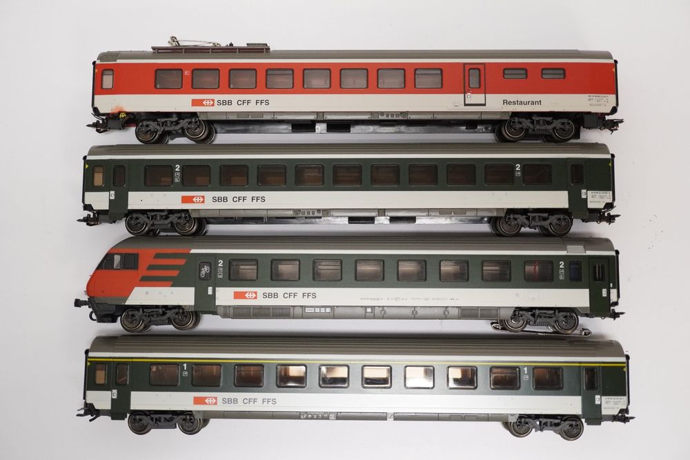 7¡ Märklin 42168 SBB Pendelzug 4-teilig mit Licht (Gebraucht) in Uetendorf für CHF 169 – mit ...