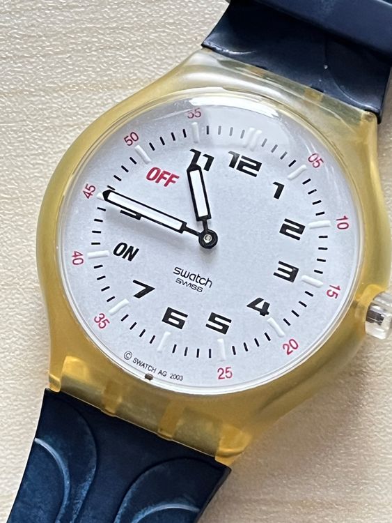 Swatch Uhr, Rarität "On Off" (Gebraucht) in Grenchen für CHF 10 – mit ...