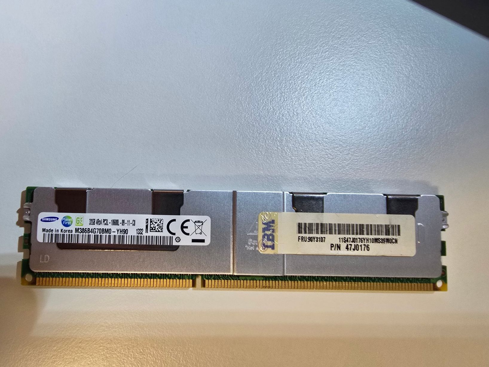 Samsung 32GB 4Rx4 PC3L 10600L DDR3 Server RAM ECC (Gebraucht) in ...