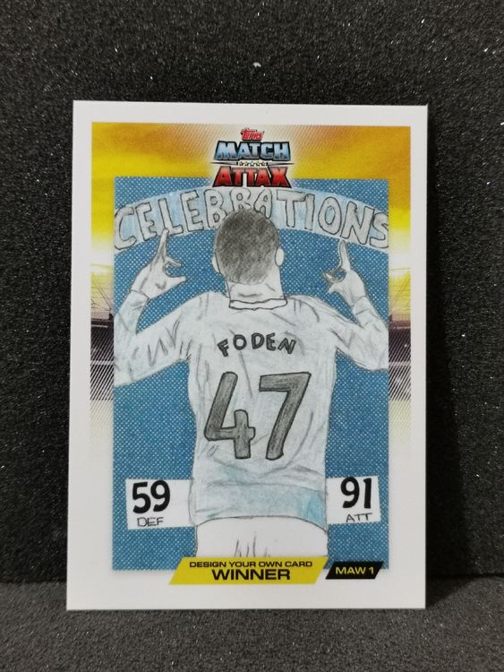 Match attax 2025/26 Phil Foden Winner Designer card (Gebraucht) in ...