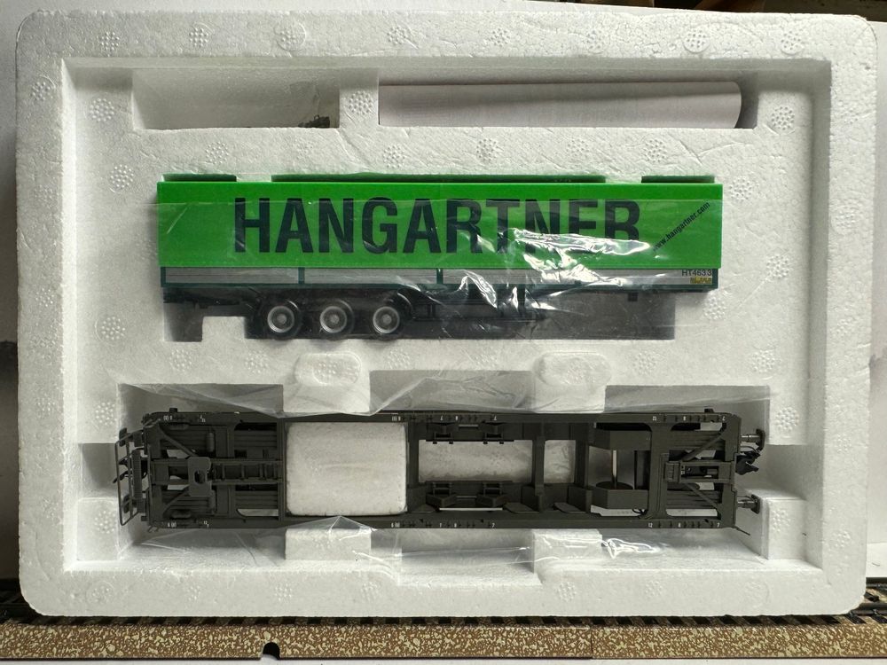 Märklin 47453 Set 3 x Taschenwagen Hupac Hangartner, WS/AC (Gebraucht ...