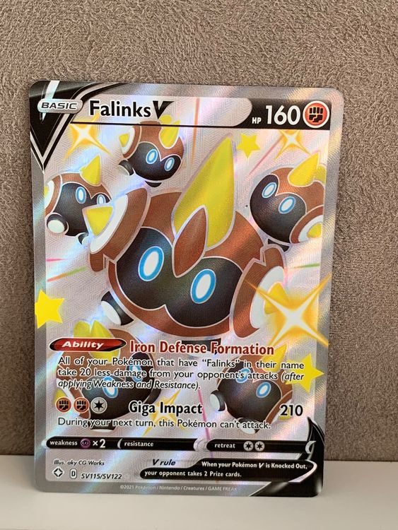 Falinks V ENG Shining Fates Pokemon SV115/SV122 (Gebraucht) in ...