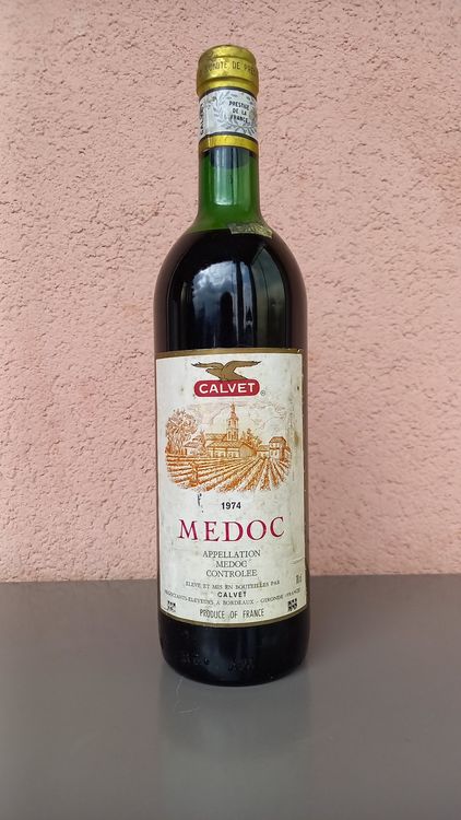 Calvet Medoc 1974, Vintage Rarität aus Frankreich, Rotwein (Gebraucht ...