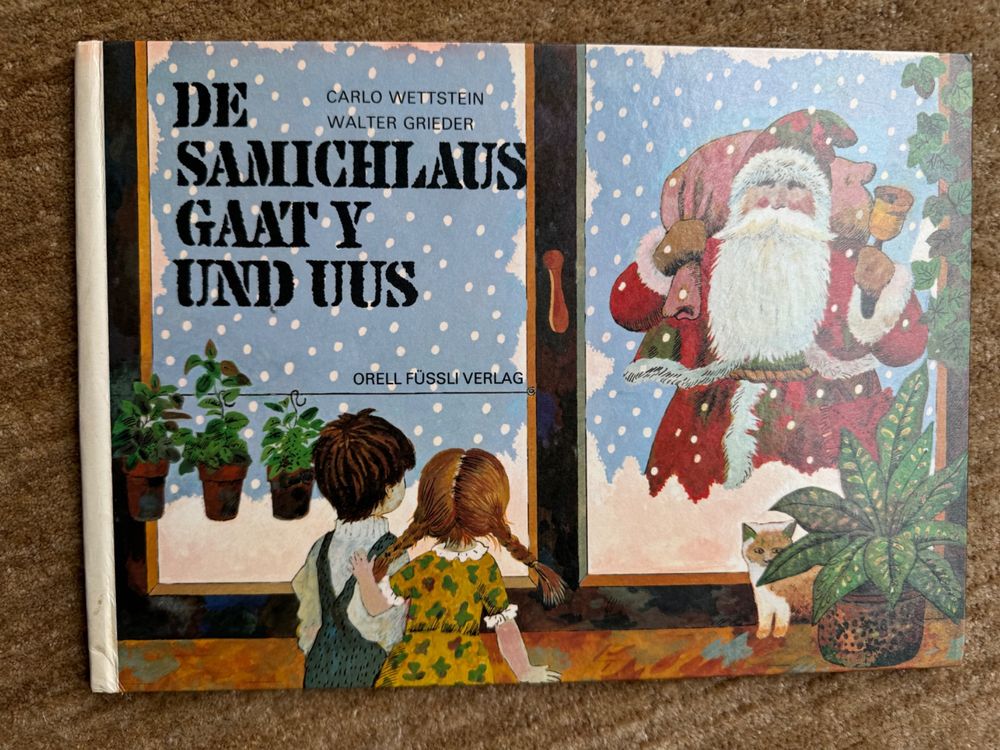 Weihnachtsbuch - De Samichlaus gaat y und us - antik (Gebraucht) in ...