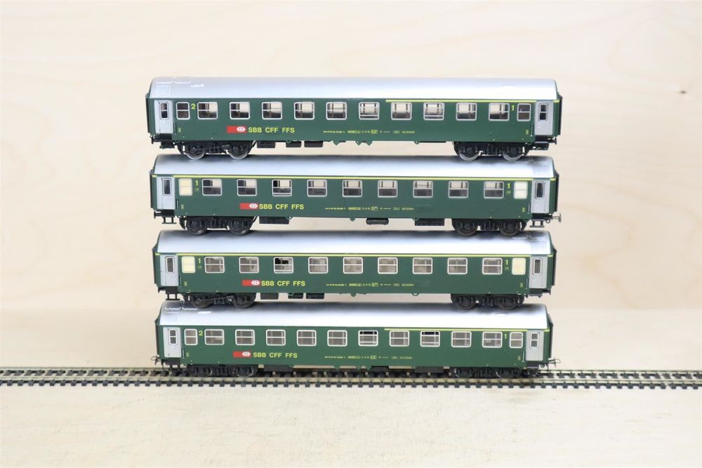 Sachsenmodelle 4 x SBB Personenwagen H0 - seltene Modelle (Gebraucht ...