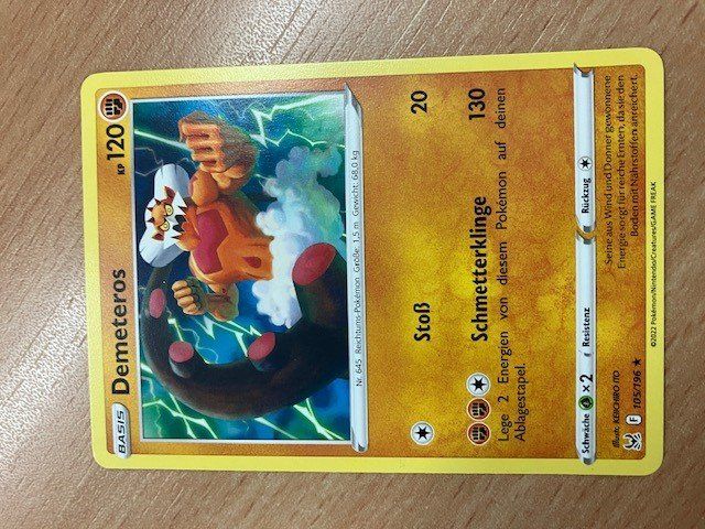 Pokemon Demeteros 105/196 (Gebraucht) in Ruggell für CHF 0.4 – mit ...