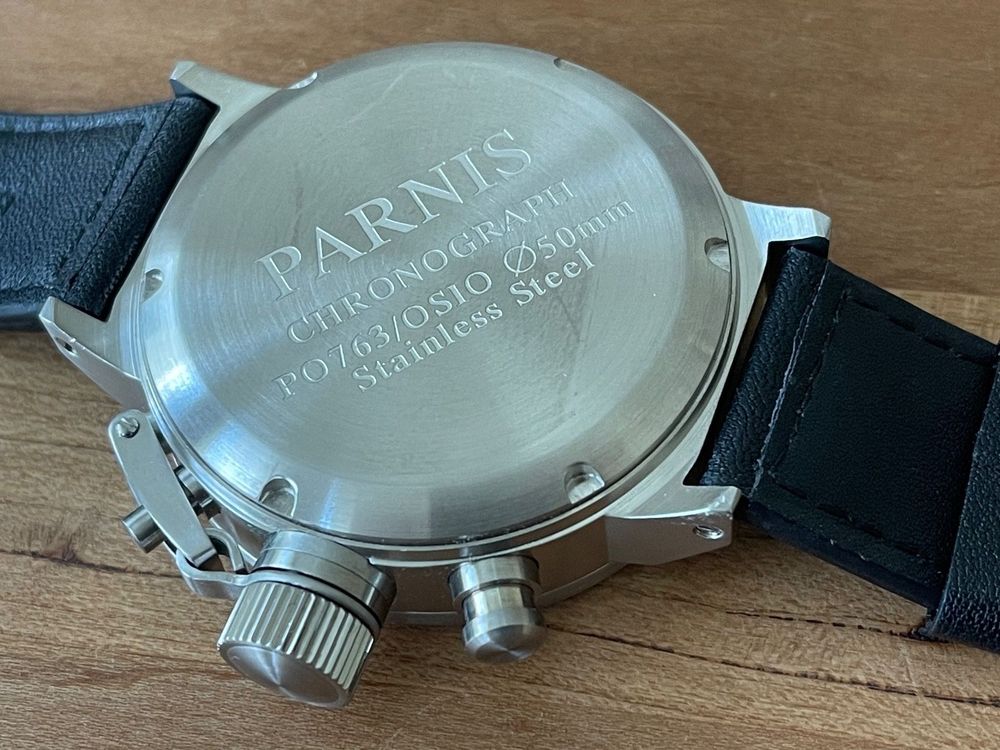 Parnis Chronograph Quarz Watch/Uhr neu & ungetragen | Kaufen auf Ricardo