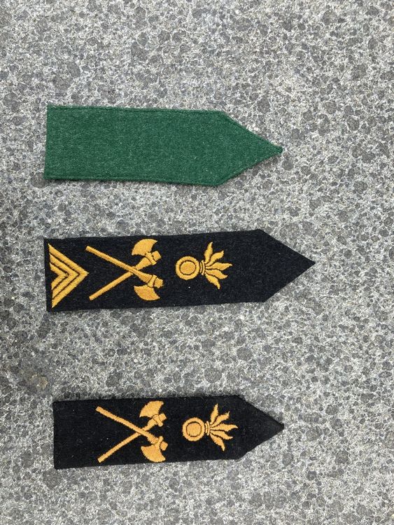 3 Alte Ärmelbatten alt Uniform Armee Ordonnanz Abzeichen (Gebraucht) in ...