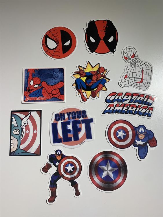 19 Marvel Sticker | Kaufen auf Ricardo