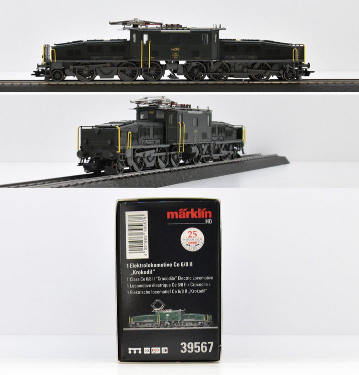 Märklin 39567 E-Lok Ce 6/8 II Krokodil SBB H0 WS Digital OVP (Gebraucht) in St. Gallen für CHF ...