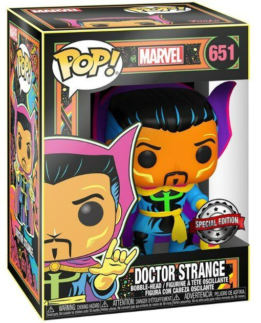 EXCLUSIF: "Black Light - Doctor Strange Vinyl Figure 651 (Neu und ...