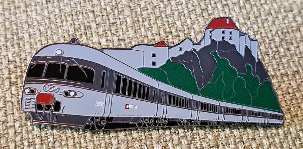 K985 Schmid Müller SWISS Made Design Pin TEE Chateau de Joux (Gebraucht ...