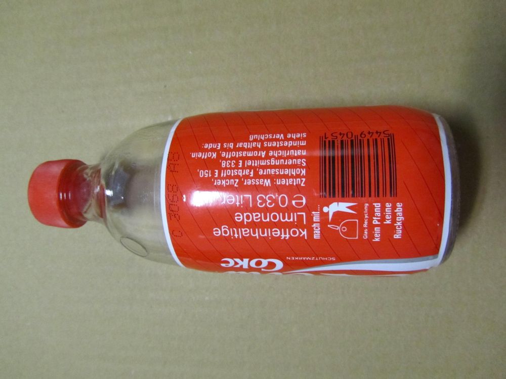 Coca Cola Flasche 0.33 ltr Bomba 1989 (Gebraucht) in Berg TG für CHF 4 ...
