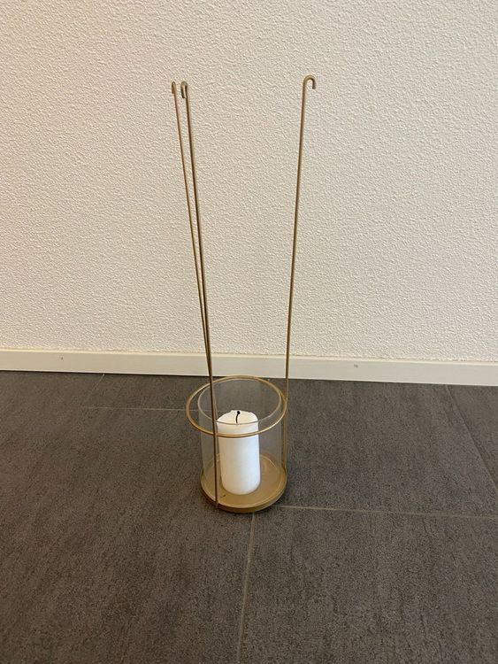 Windlicht Set (Vintage, Golden), 1x Gross & 1x Klein (Gebraucht) in ...