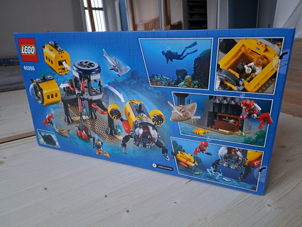 Neu LEGO 60265 Deep Sea Explorers Ocean Exploration Base | Kaufen auf ...