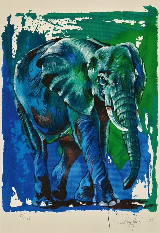 Knie Rolf "Jumbo" Original handsignierte Serigrafie (Gebraucht) in Siebnen für CHF 1490 – nur ...