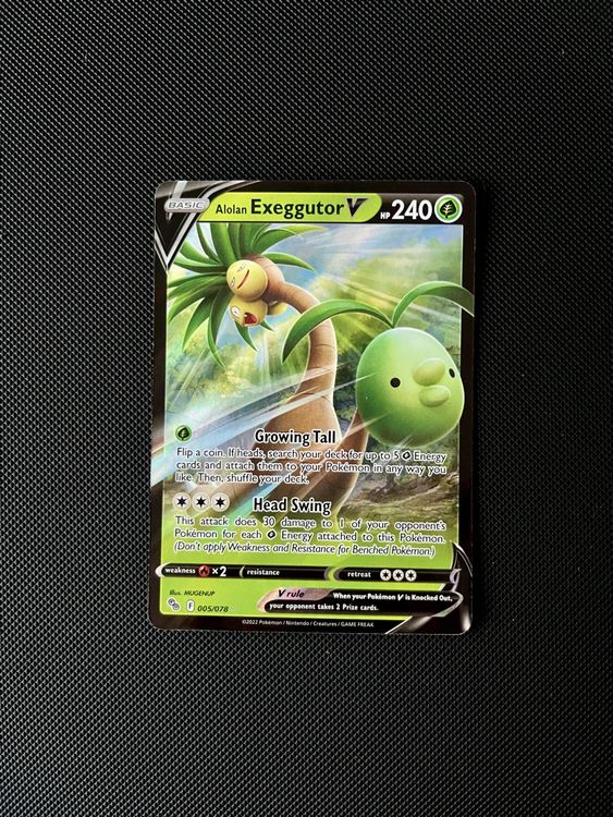 Alolan Exeggutor V 005/078 Pokémon Go (Neu (gemäss Beschreibung)) in ...