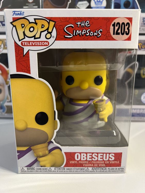 Funko POP! Television Les Simpsons Obeseus (Neu und originalverpackt ...