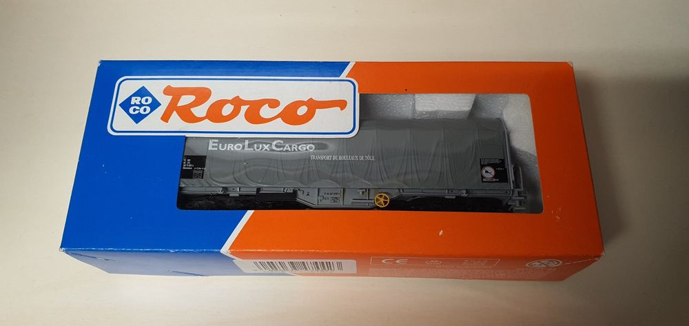 Roco 47442 - Shimmns Schiebeplanenwagen EuroLuxCargo H0 (GS) (Neu ...