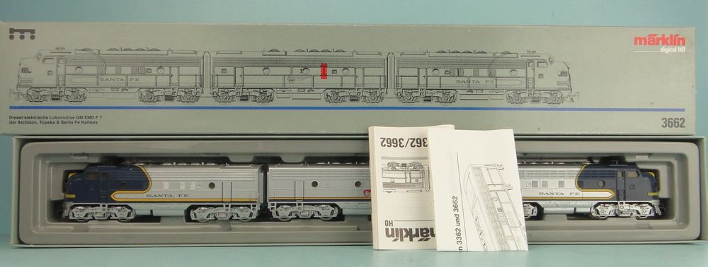 Märklin 3662 Set 3 teilige F7 SF, 8-pin DIG aa (Gebraucht) in Bülach ...