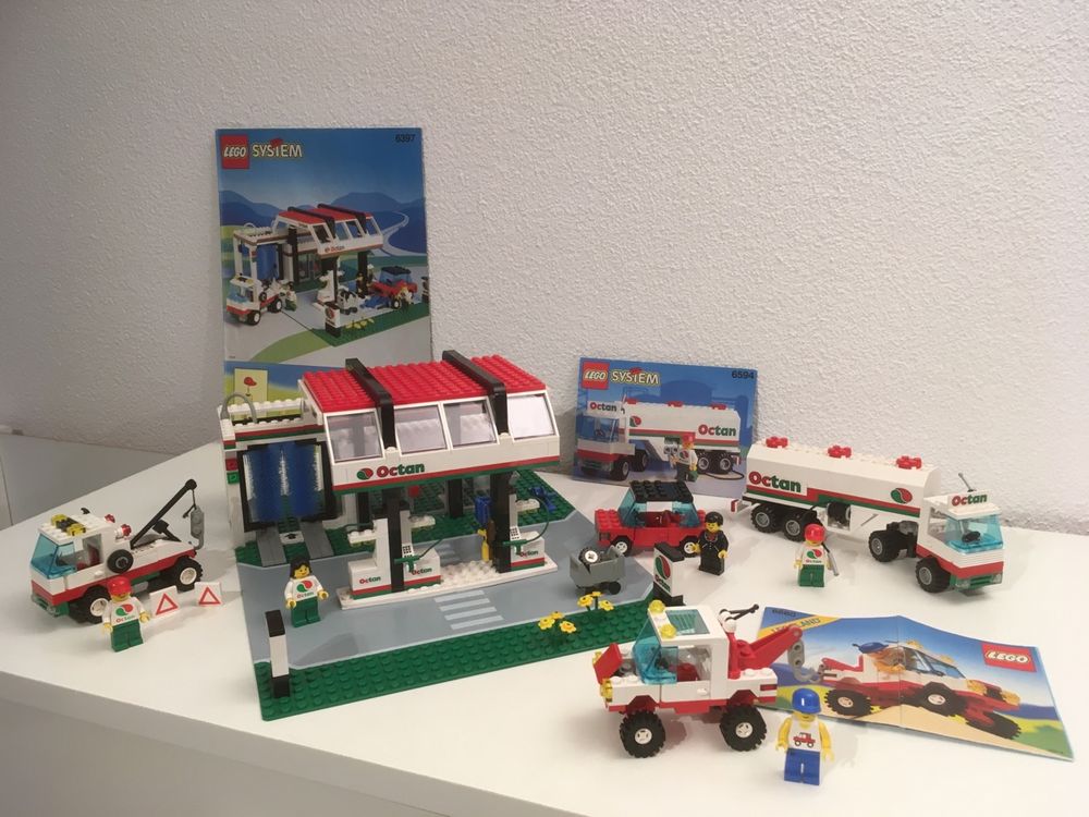 Lego System 3 Sets 6397+6594+6660 Tankstelle,LKW,Offroader (Gebraucht ...