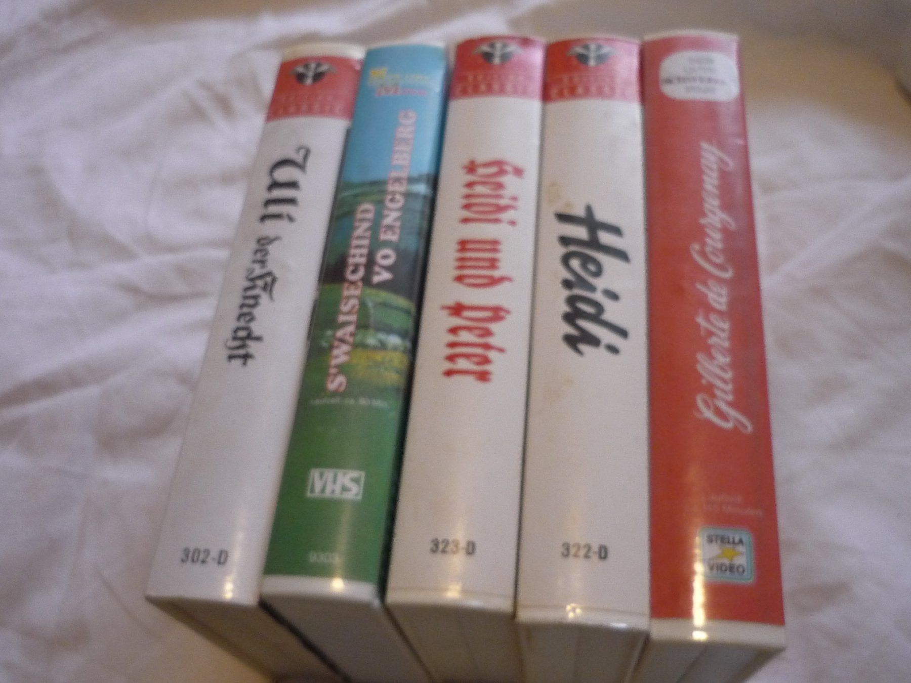 5x VHS - alte Schweizer Filmklassiker - Top Sammlung Filme (Gebraucht ...