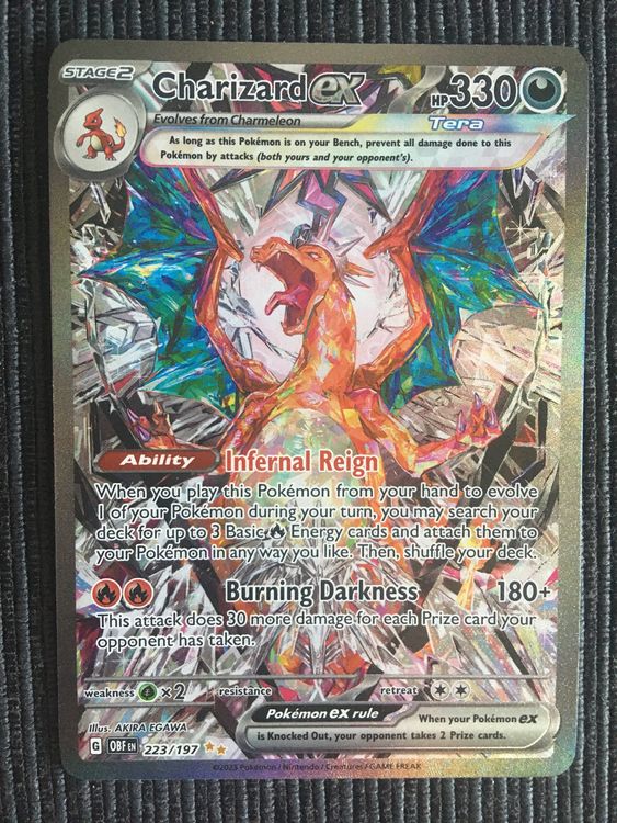 Pokemon Obsidian Flames Charizard EX Alt Art Englisch | Kaufen auf Ricardo