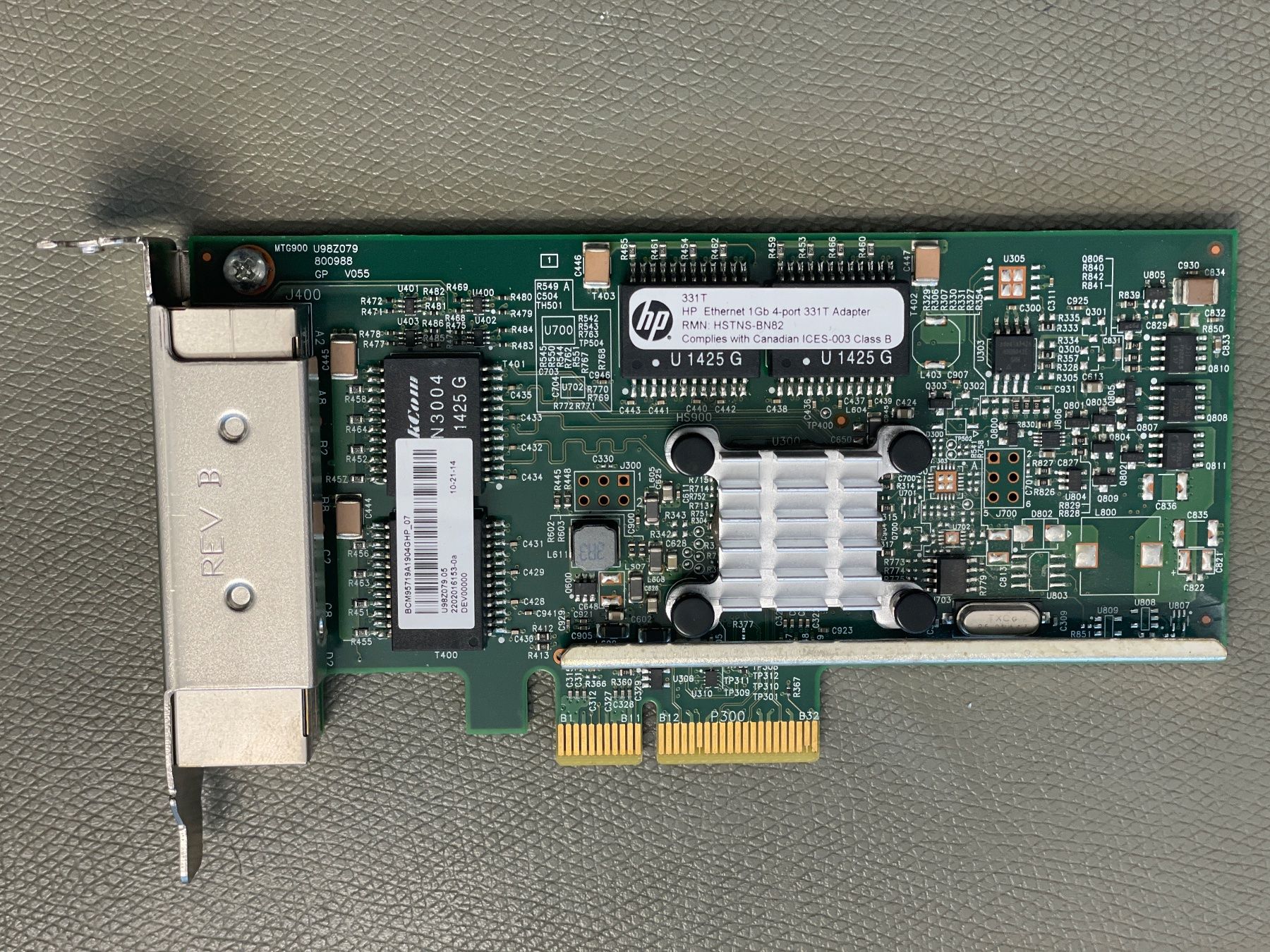 647594-B21: HPE Ethernet 1gb 4-port 331FLR Adapter (Neu (gemäss ...