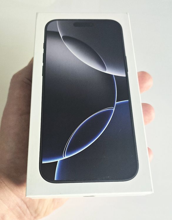 APPLE iPhone 16 Pro Max, 256 GB, Titan Schwarz, NEU Original (Neu und ...