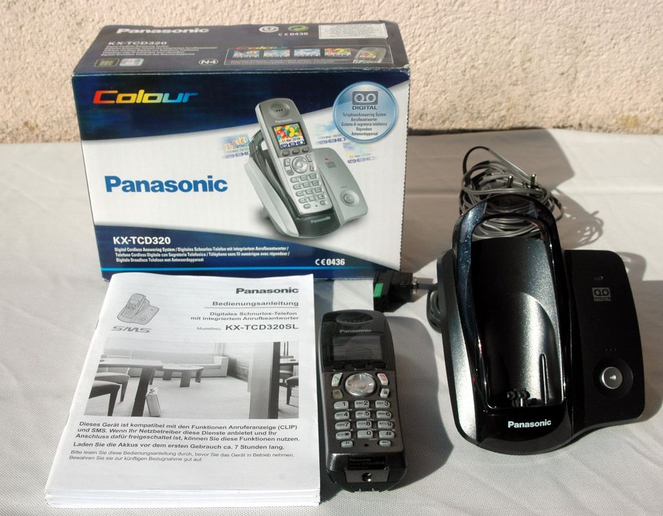 Telefon kabellos Panasonic KX-TCD320 + KX-TCA130 (Set) | Kaufen auf Ricardo