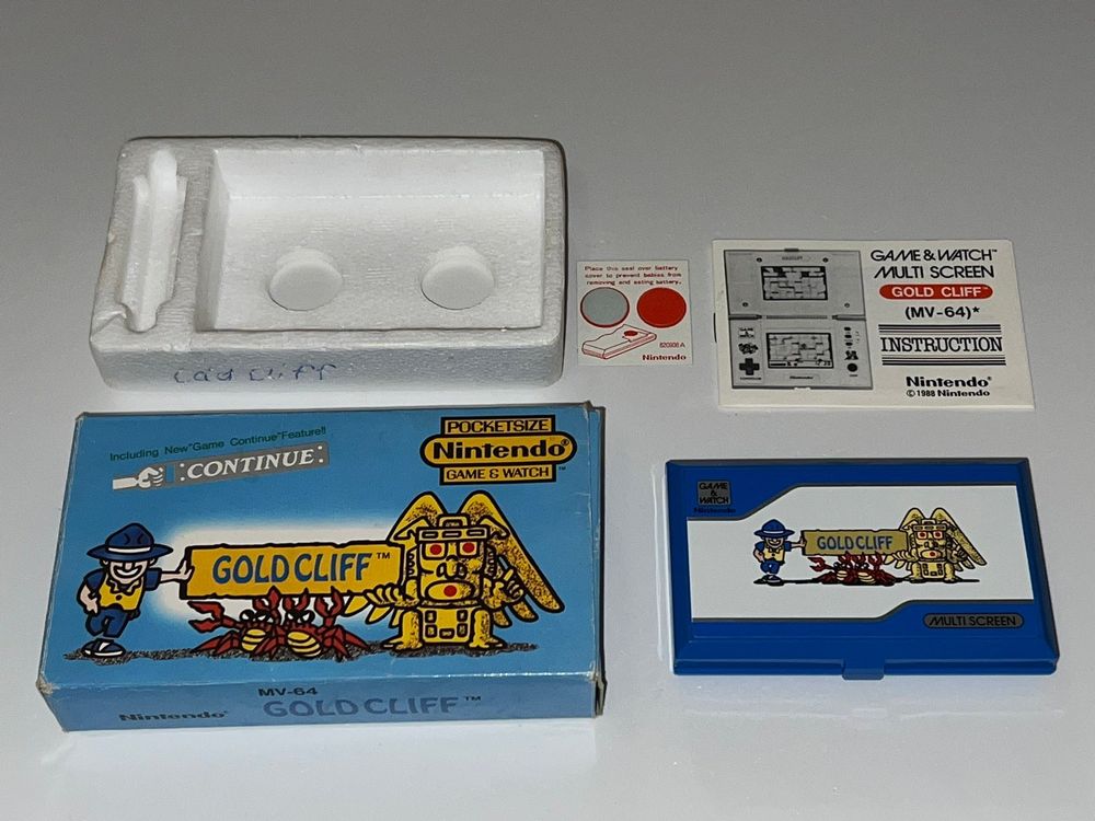 Nintendo Game & Watch (G&W) Konsole Gold Cliff [MV-64] (OVP) | Kaufen ...