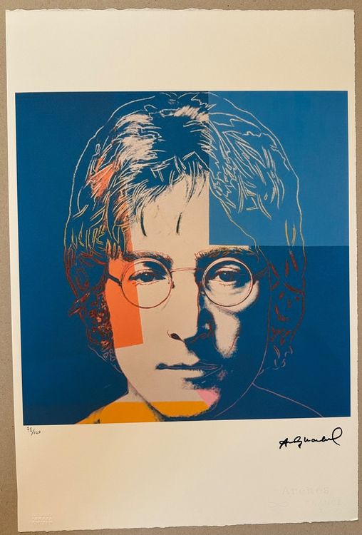 Andy Warhol: Lennon, POP Art 78/100 (Neu (gemäss Beschreibung)) in Meilen für CHF 69 – mit ...