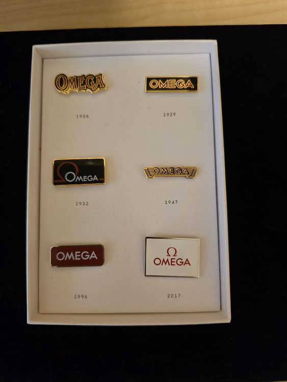 Omega Logo Pins Museum logo Set Neu (Neu (gemäss Beschreibung)) in ...
