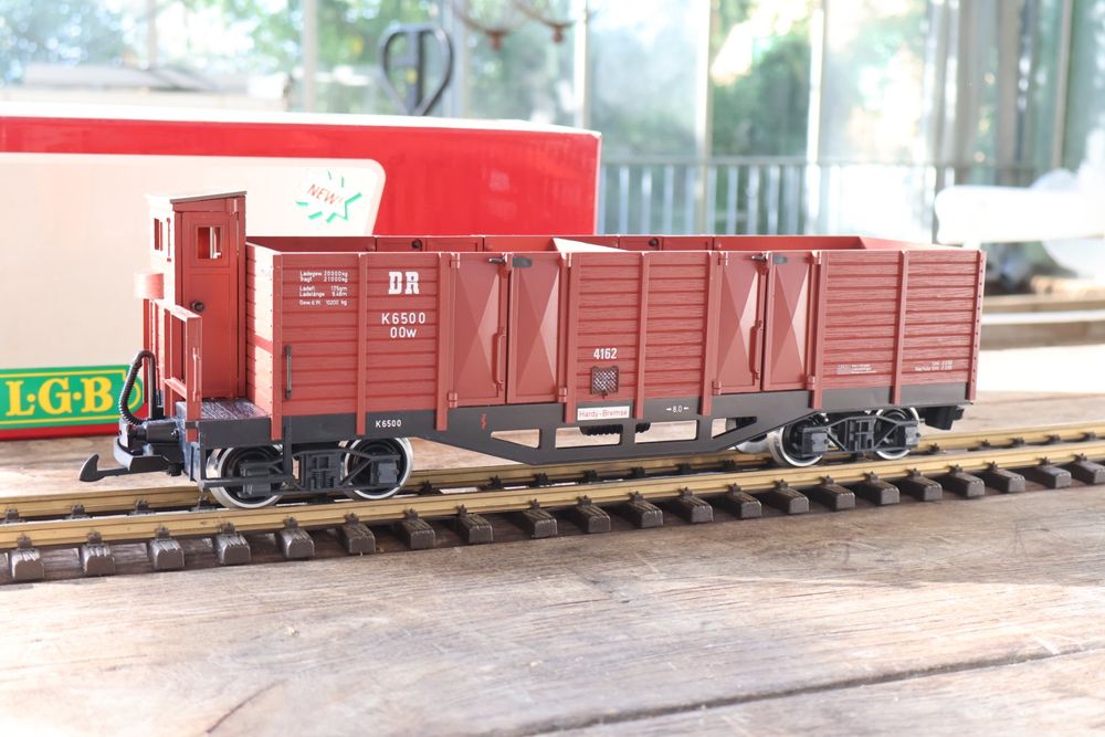 LGB DR Hochbordwagen Bremserhaus + 4 x Metallräder - 4162 | Kaufen auf Ricardo