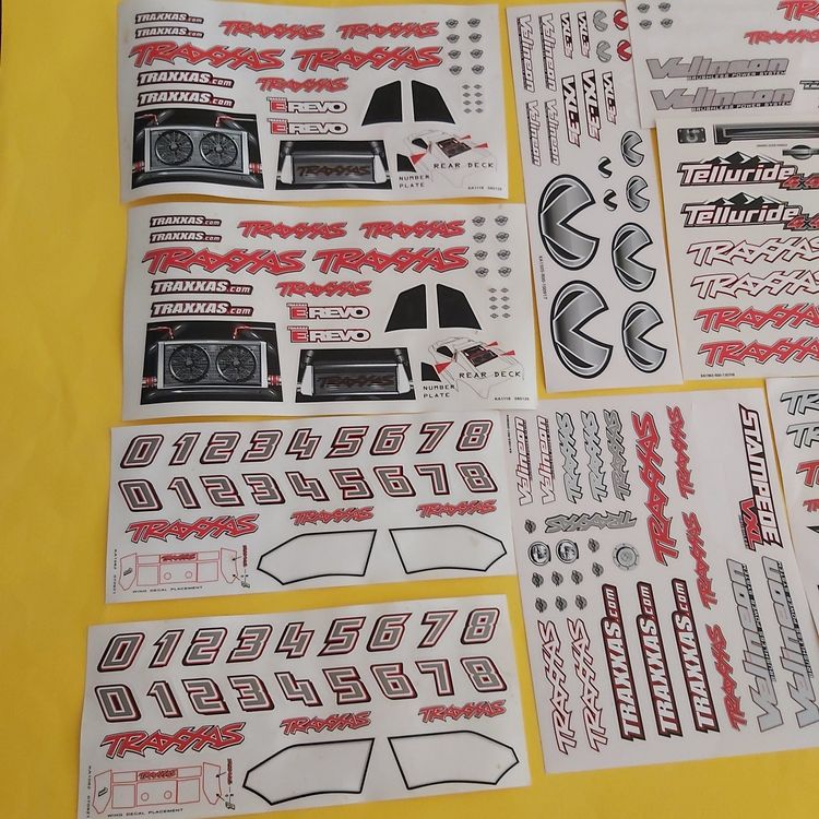 TRAXXAS_Grosses Los original Sticker von diversen Modellen | Kaufen auf ...
