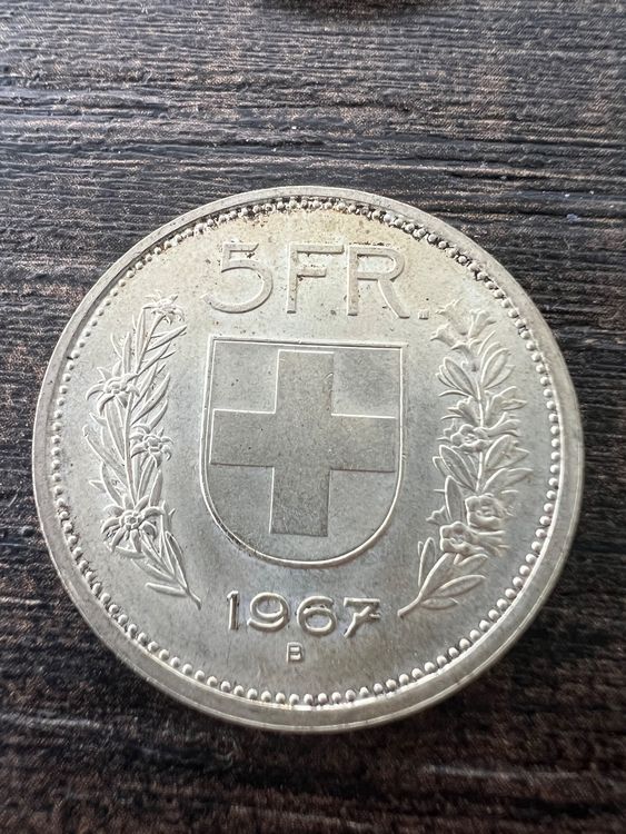 5 Franken 1967 | Kaufen auf Ricardo