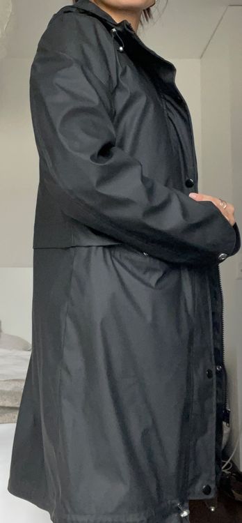 Regenmantel schwarz rain coat black | Kaufen auf Ricardo