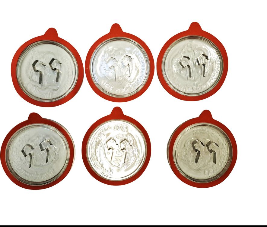 WECK GLÄSER 1/2 l TULPEN-FORM Rundrand 100 (Neu und originalverpackt ...