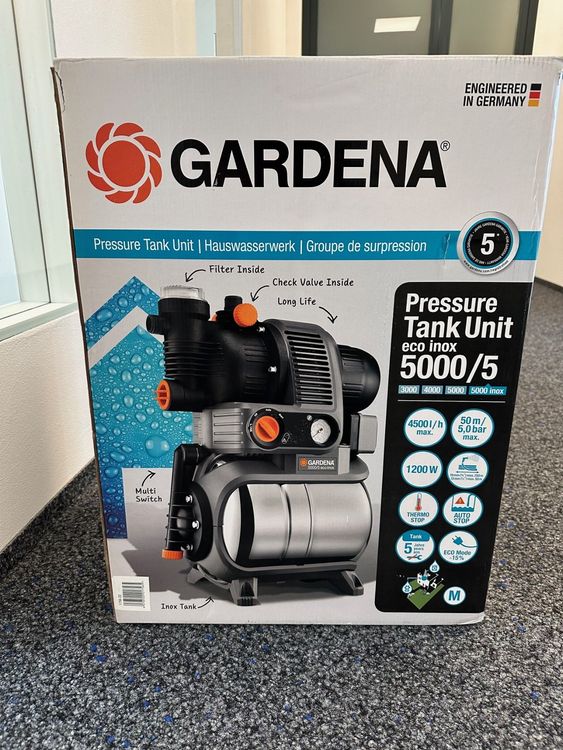 Gardena Hauswasserwerk eco inox 5000/5 - Neuwertig! (Neu und ...